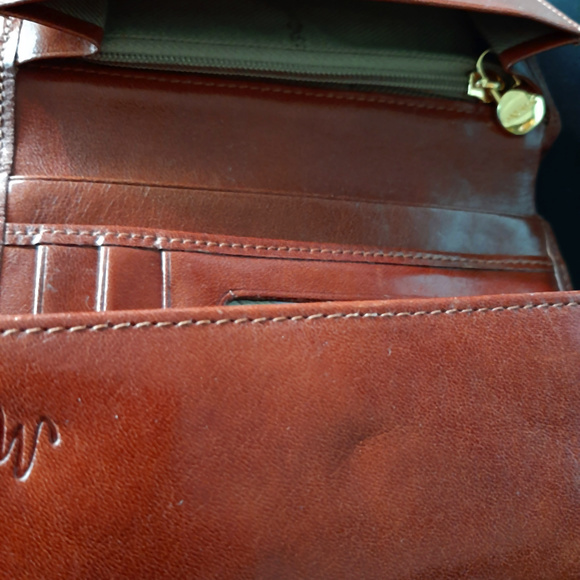 Monsac | Bags | Beautiful Brown Leather Monsac Wallet | Poshmark